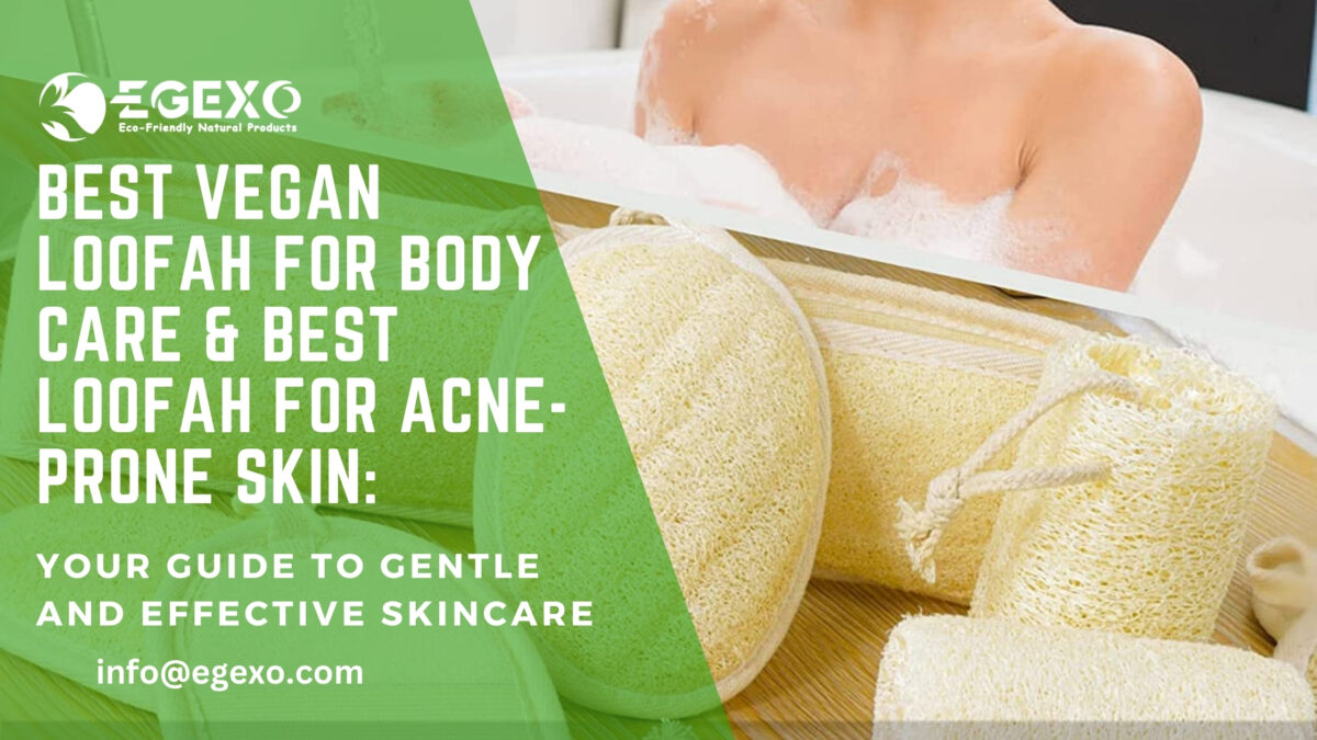 Best Vegan Loofah for Body Care | EGEXO Plant-Based Exfoliation